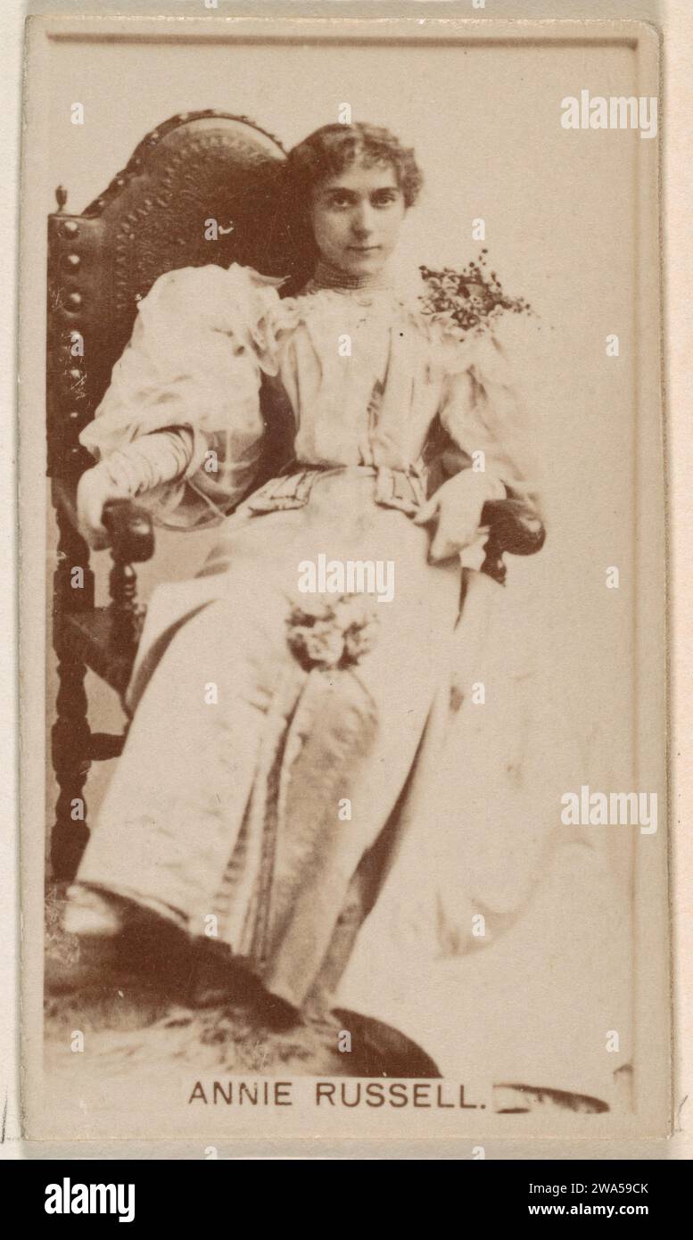 Annie Russell, from the Actresses series (N245) issued by Kinney ...