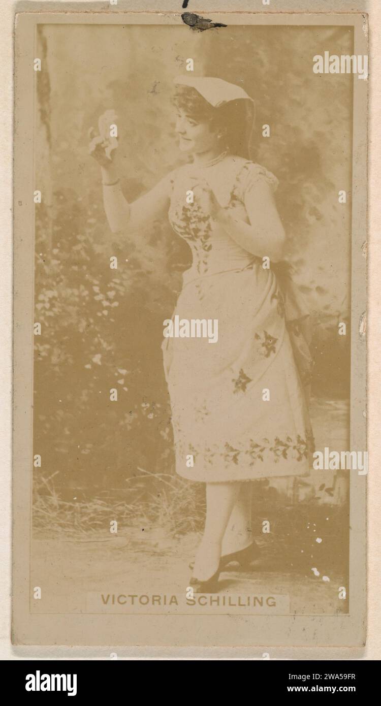 Victoria Schilling, from the Actresses series (N245) issued by Kinney ...