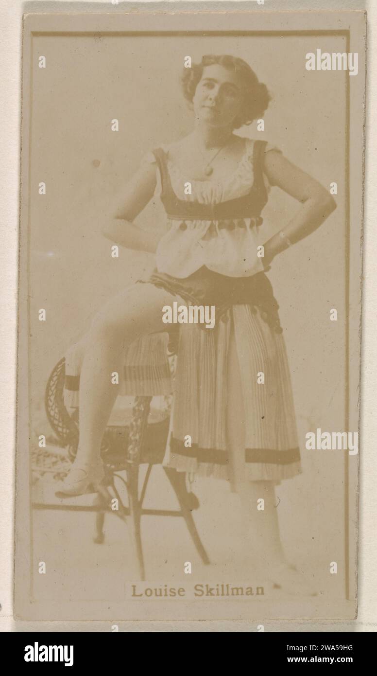 Louise Skillman, from the Actresses series (N245) issued by Kinney ...
