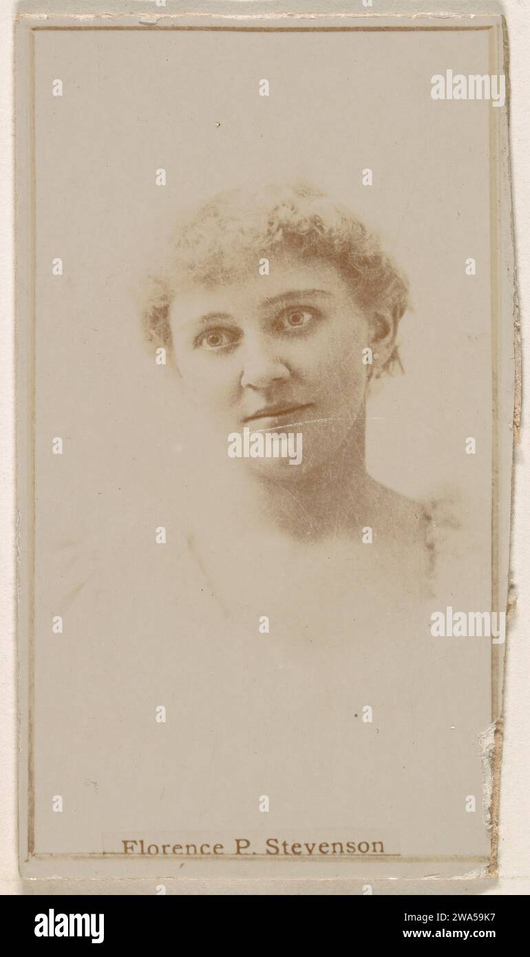 Florence P. Stevenson, from the Actresses series (N245) issued by ...