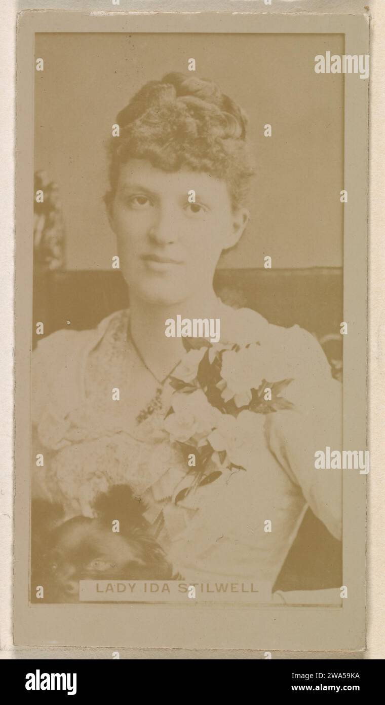 Lady Ida Stilwell, from the Actresses series (N245) issued by Kinney ...