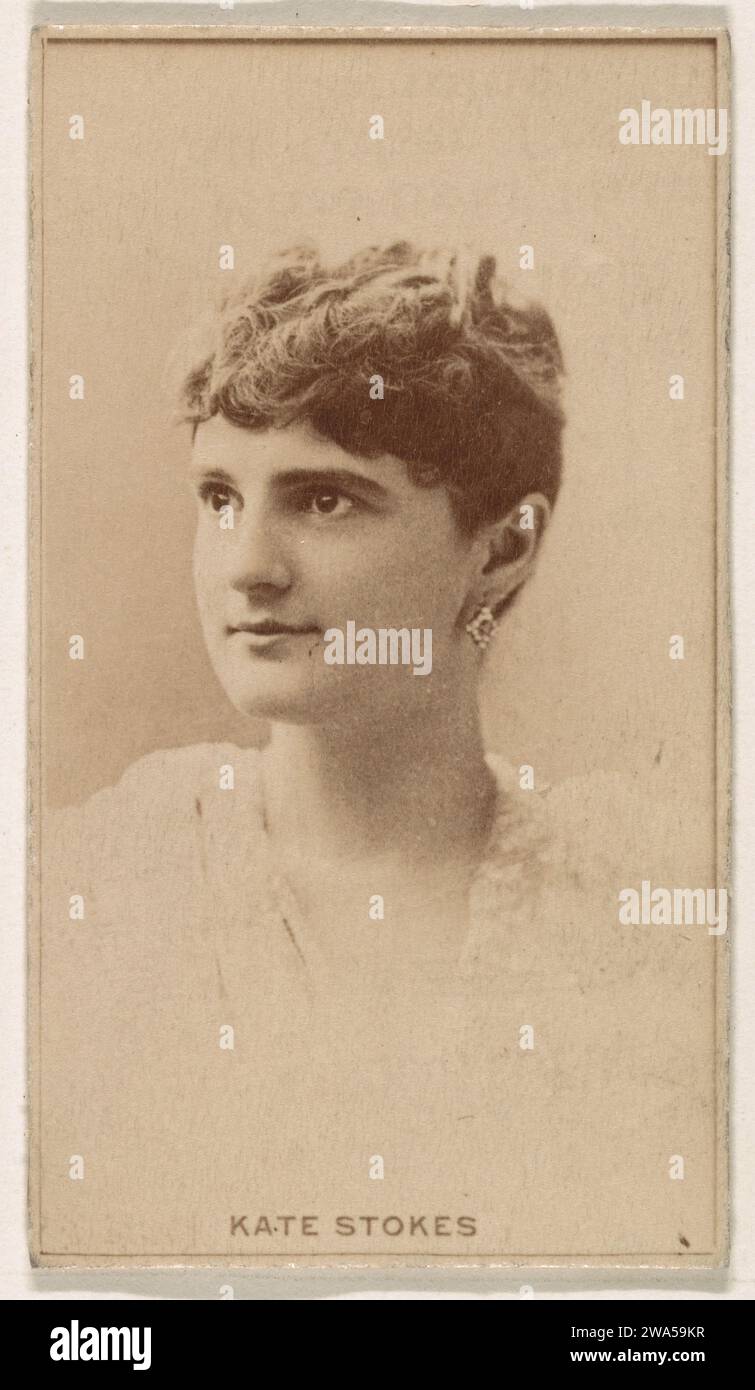 Kate Stokes, from the Actresses series (N245) issued by Kinney Brothers ...