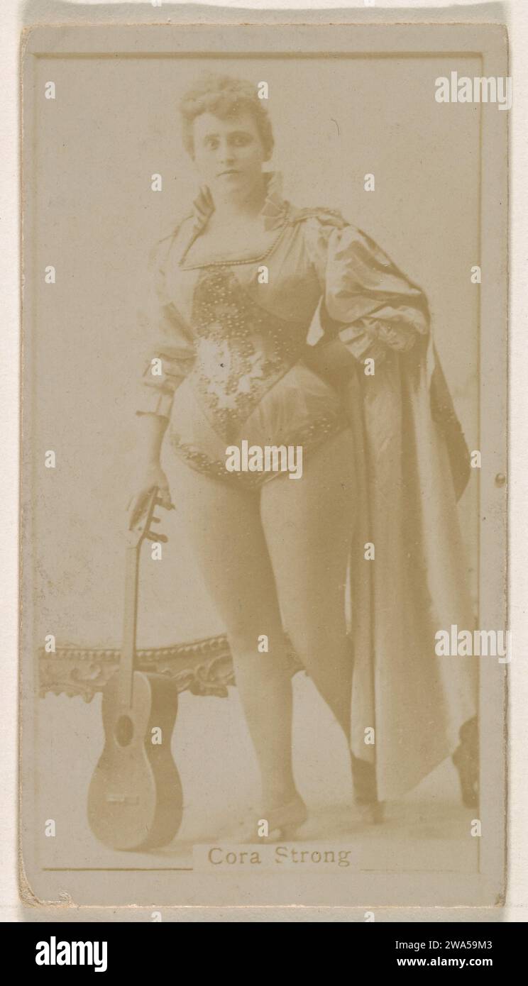 Cora Strong, from the Actresses series (N245) issued by Kinney Brothers ...