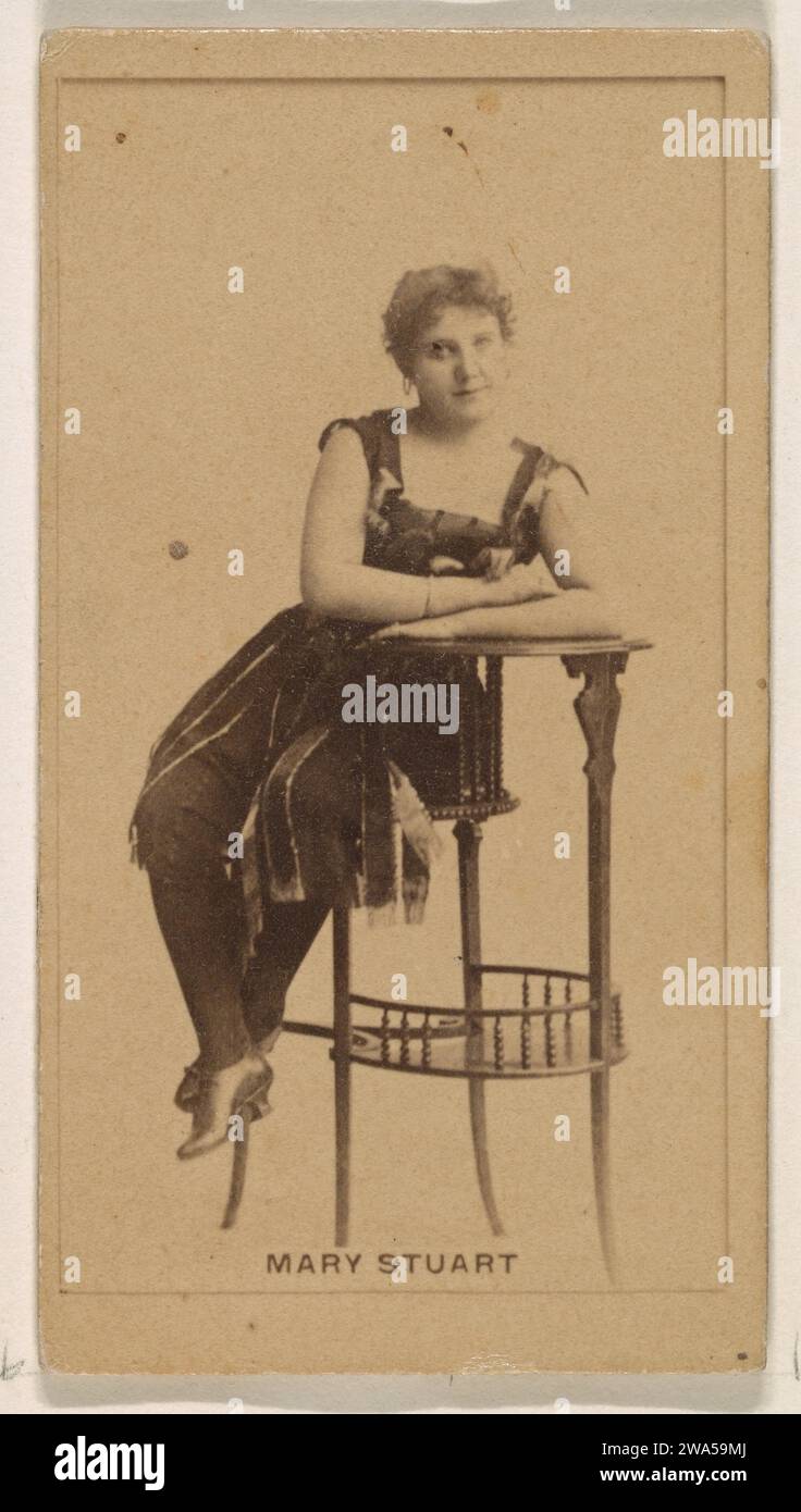 Mary Stuart, from the Actresses series (N245) issued by Kinney Brothers ...