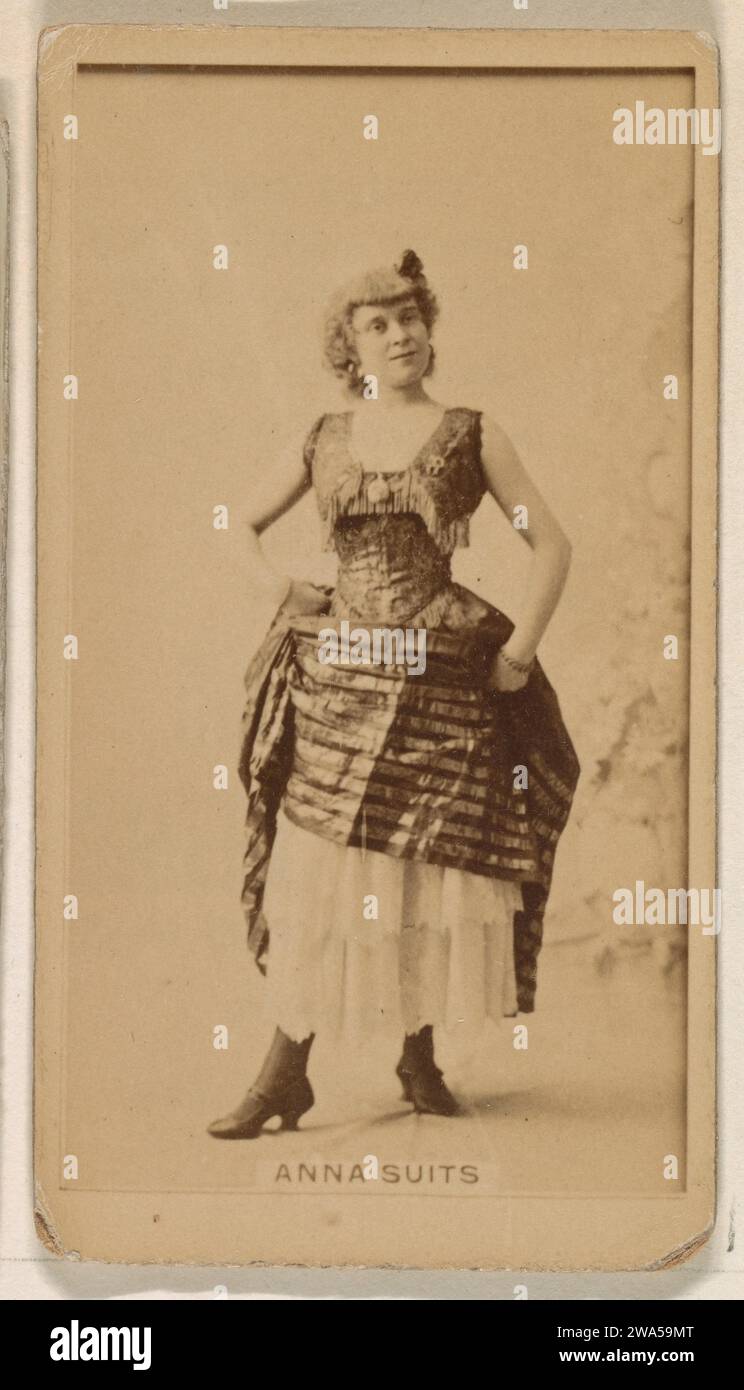 Anna Suits, from the Actresses series (N245) issued by Kinney Brothers ...