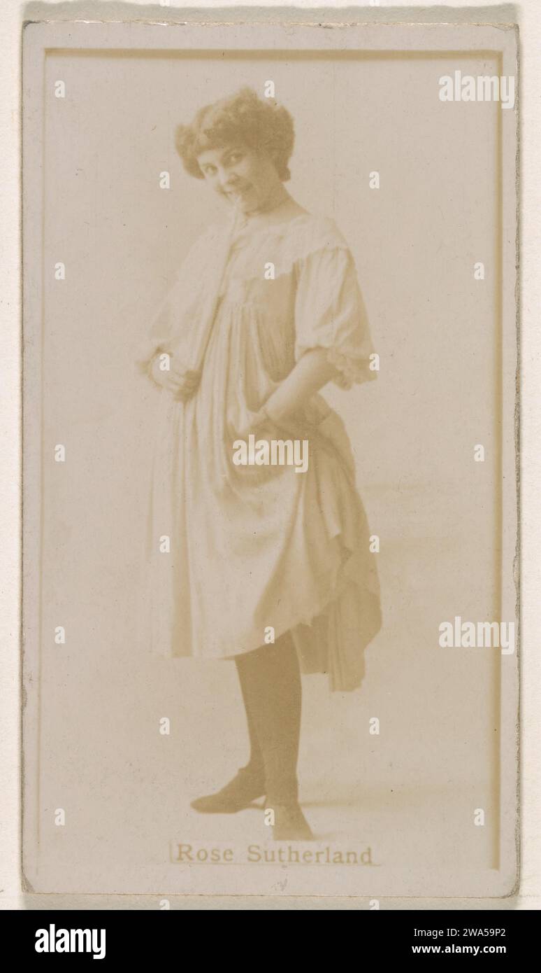 Miss Rose Sutherland, from the Actresses series (N245) issued by Kinney ...