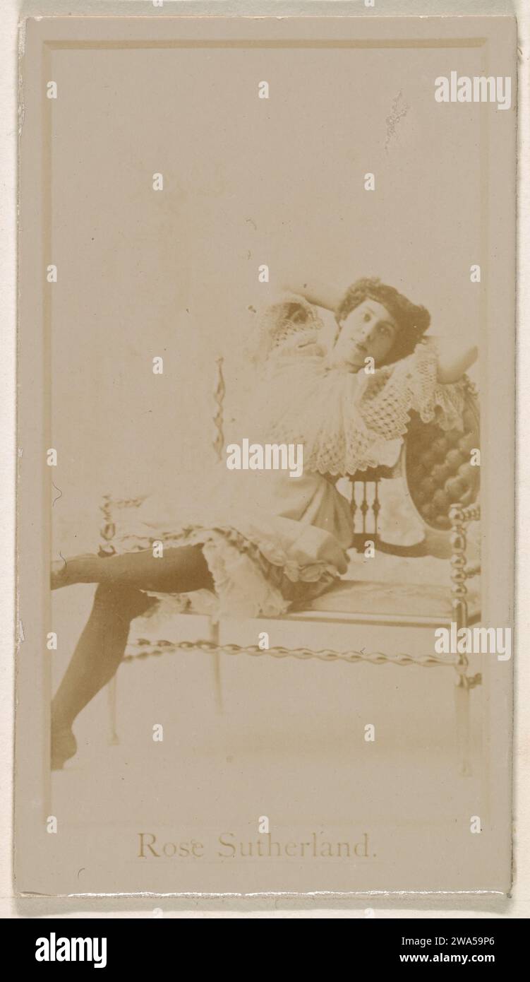 Miss Rose Sutherland, from the Actresses series (N245) issued by Kinney ...