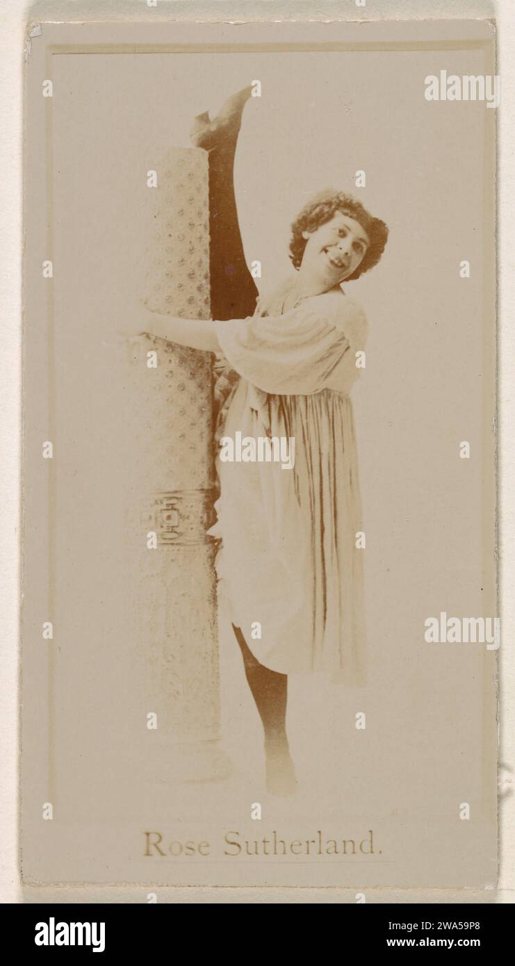 Miss Rose Sutherland, from the Actresses series (N245) issued by Kinney ...