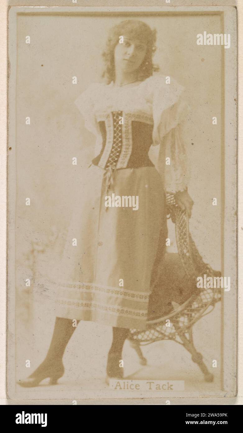 Alice Tack, from the Actresses series (N245) issued by Kinney Brothers ...