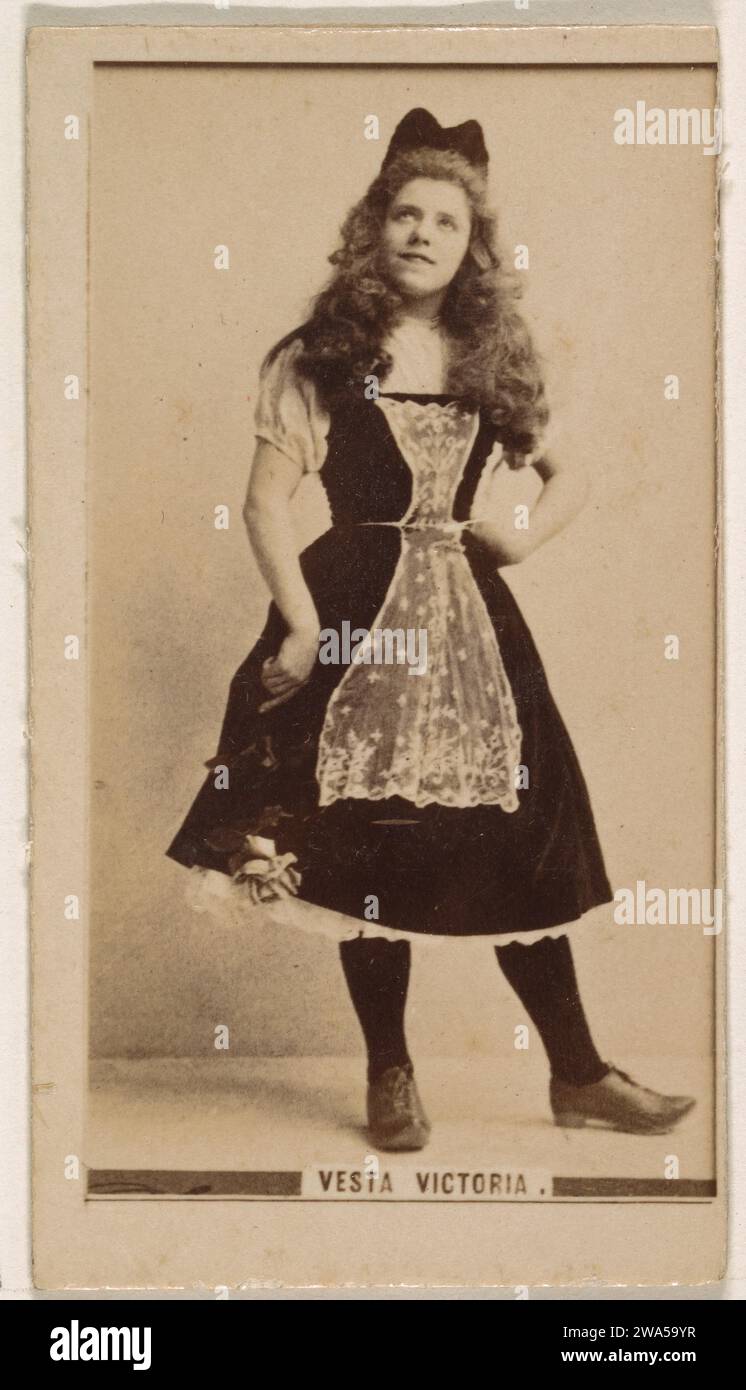 Vesta Victoria, from the Actresses series (N245) issued by Kinney ...