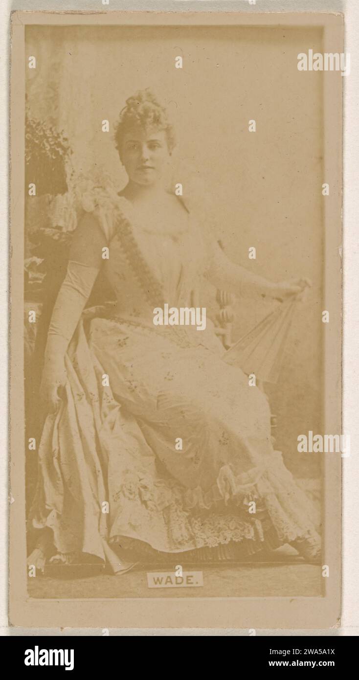 Miss Wade, from the Actresses series (N245) issued by Kinney Brothers ...