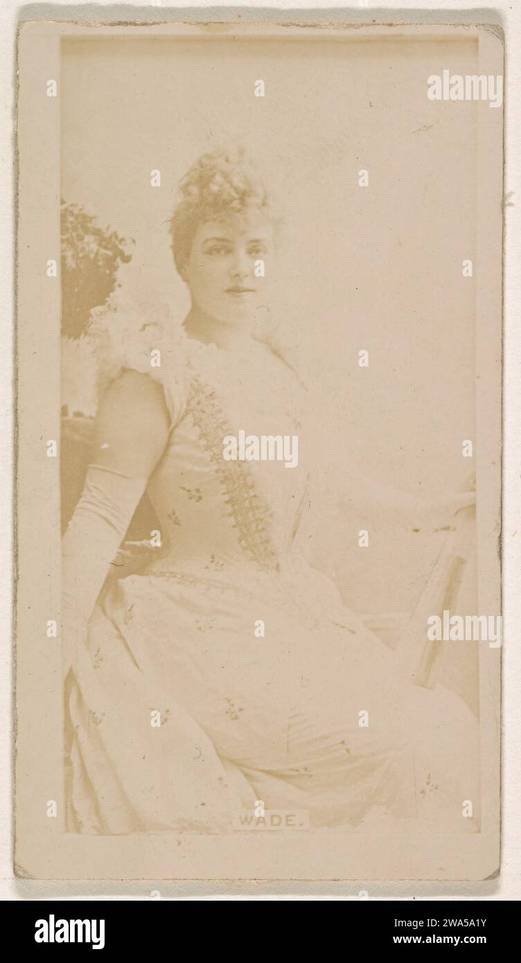 Miss Wade, from the Actresses series (N245) issued by Kinney Brothers ...