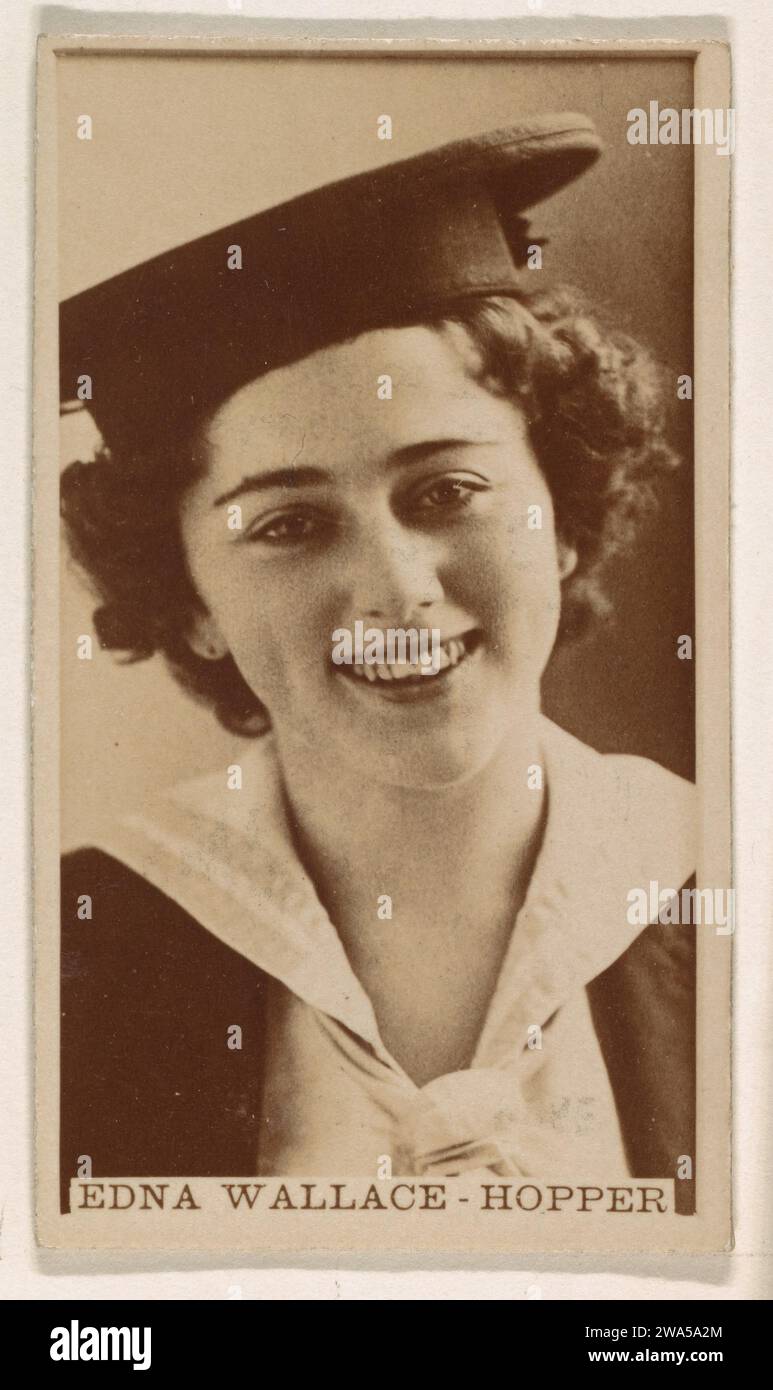 Edna Wallace-Hopper, from the Actresses series (N245) issued by Kinney ...