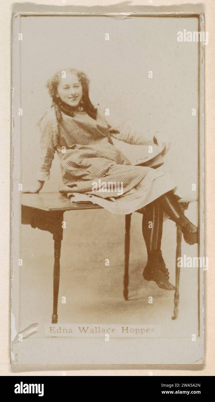 Edna Wallace-Hopper, from the Actresses series (N245) issued by Kinney ...