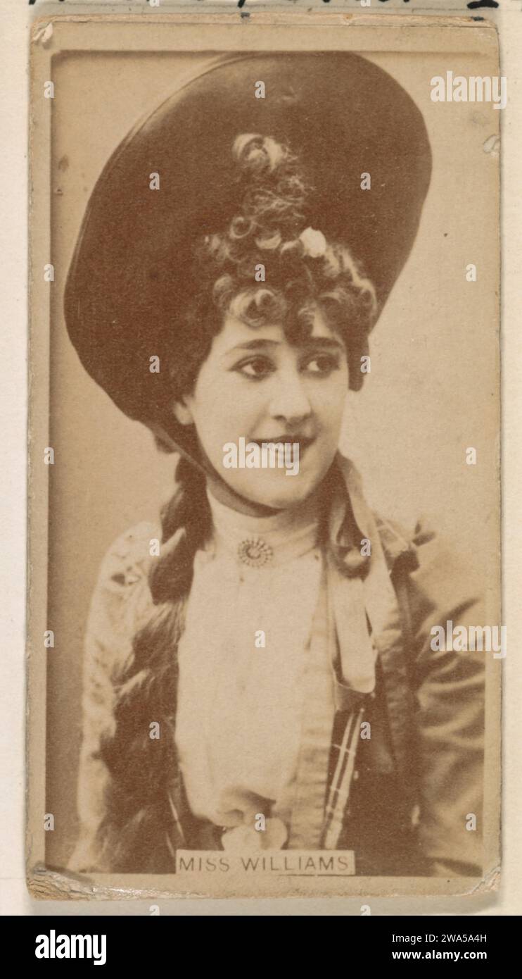 Miss Williams, from the Actresses series (N245) issued by Kinney ...