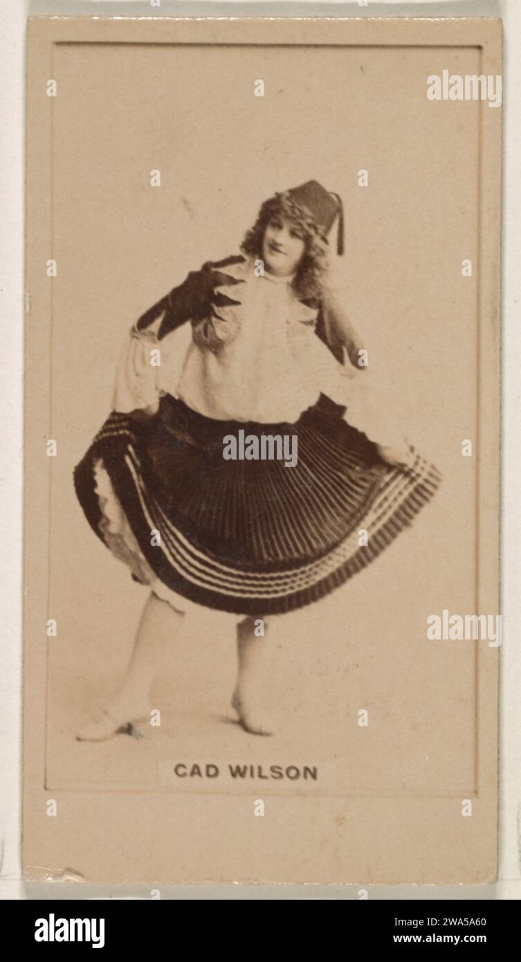 Cad Wilson, from the Actresses series (N245) issued by Kinney Brothers ...