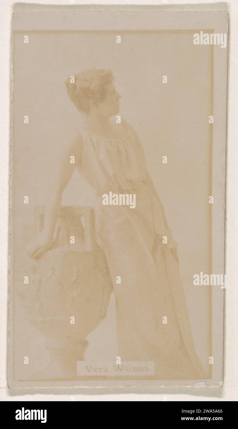 Vera Wilson, from the Actresses series (N245) issued by Kinney Brothers ...