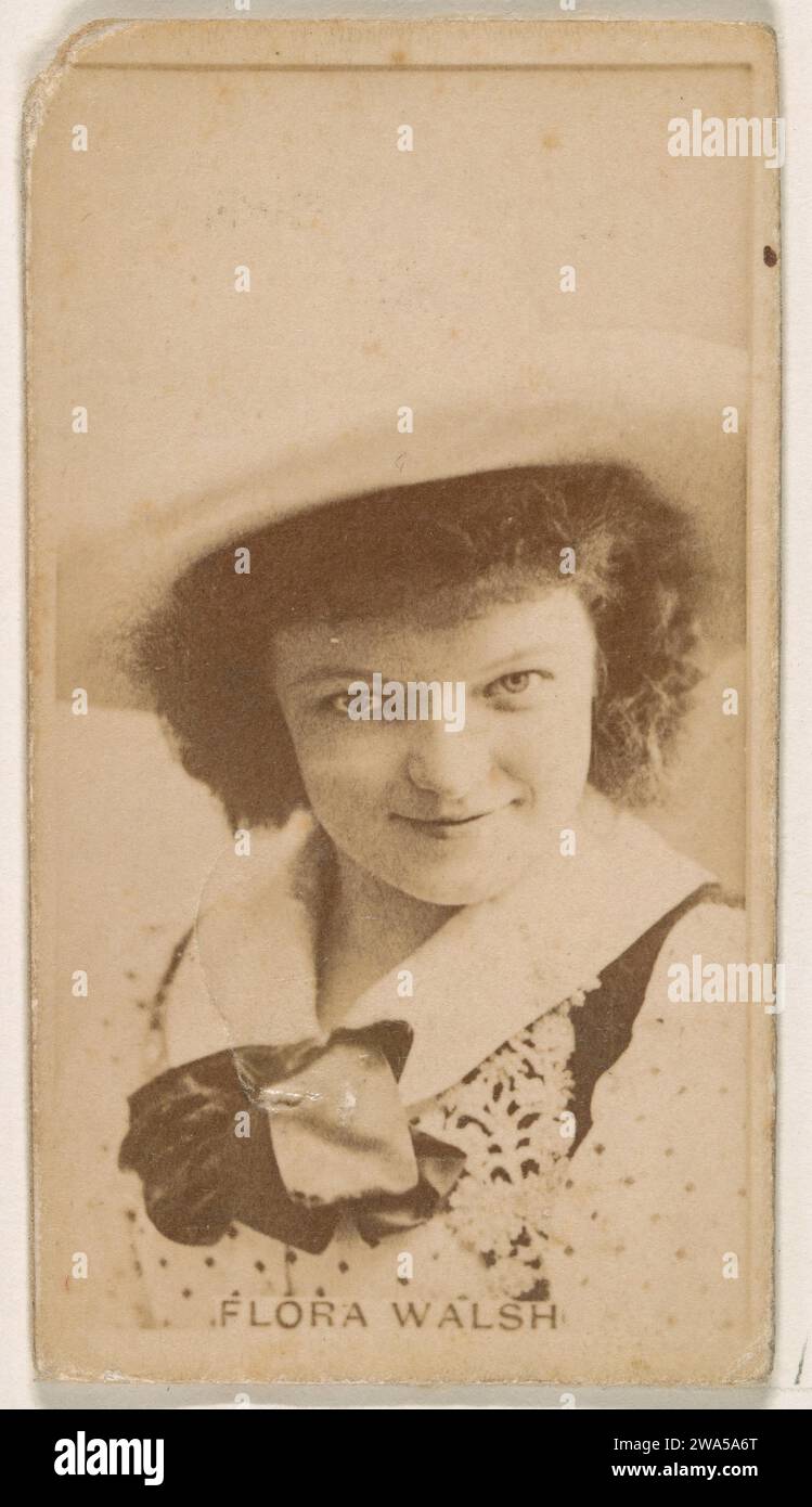Flora Walsh, from the Actresses series (N245) issued by Kinney Brothers ...