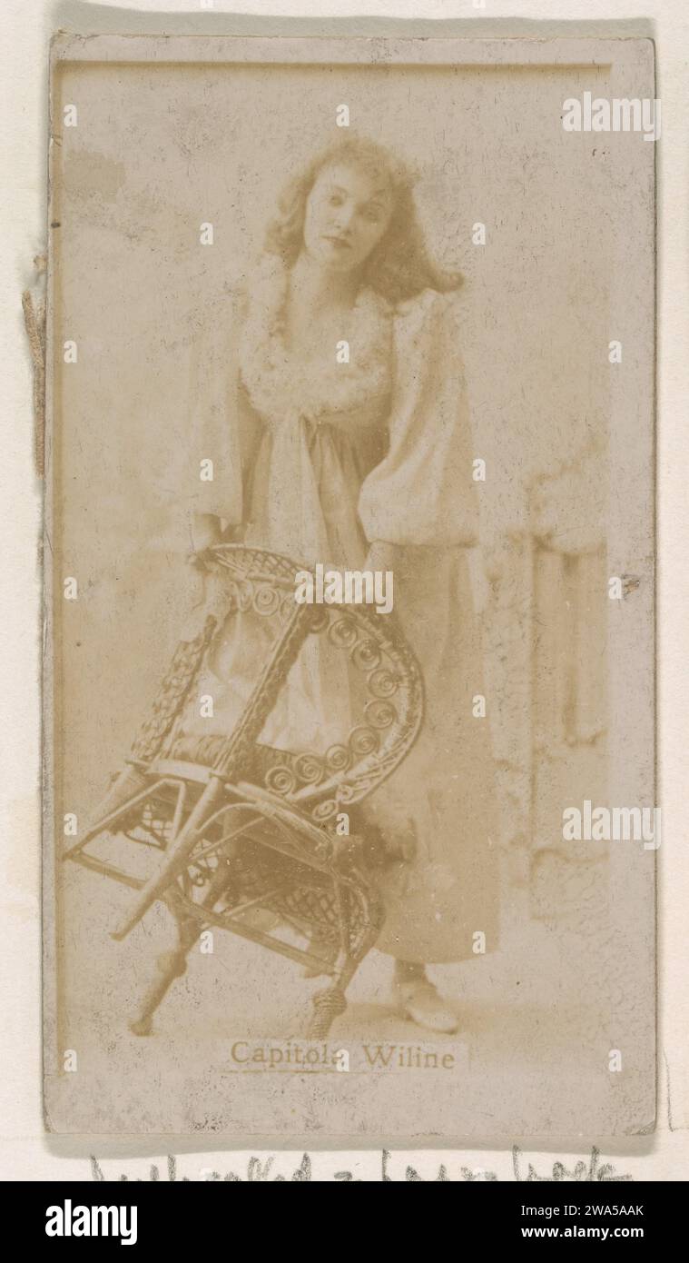 Capitola Wiline, from the Actresses series (N245) issued by Kinney ...