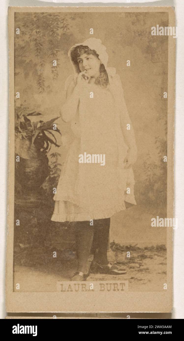 Laura Burt, from the Actresses series (N245) issued by Kinney Brothers ...