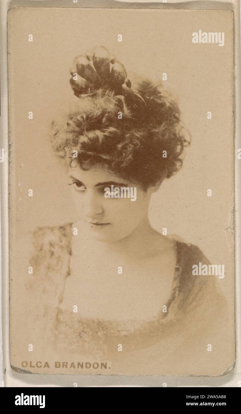 Olga Brandon, from the Actresses series (N246), Type 1, issued by ...