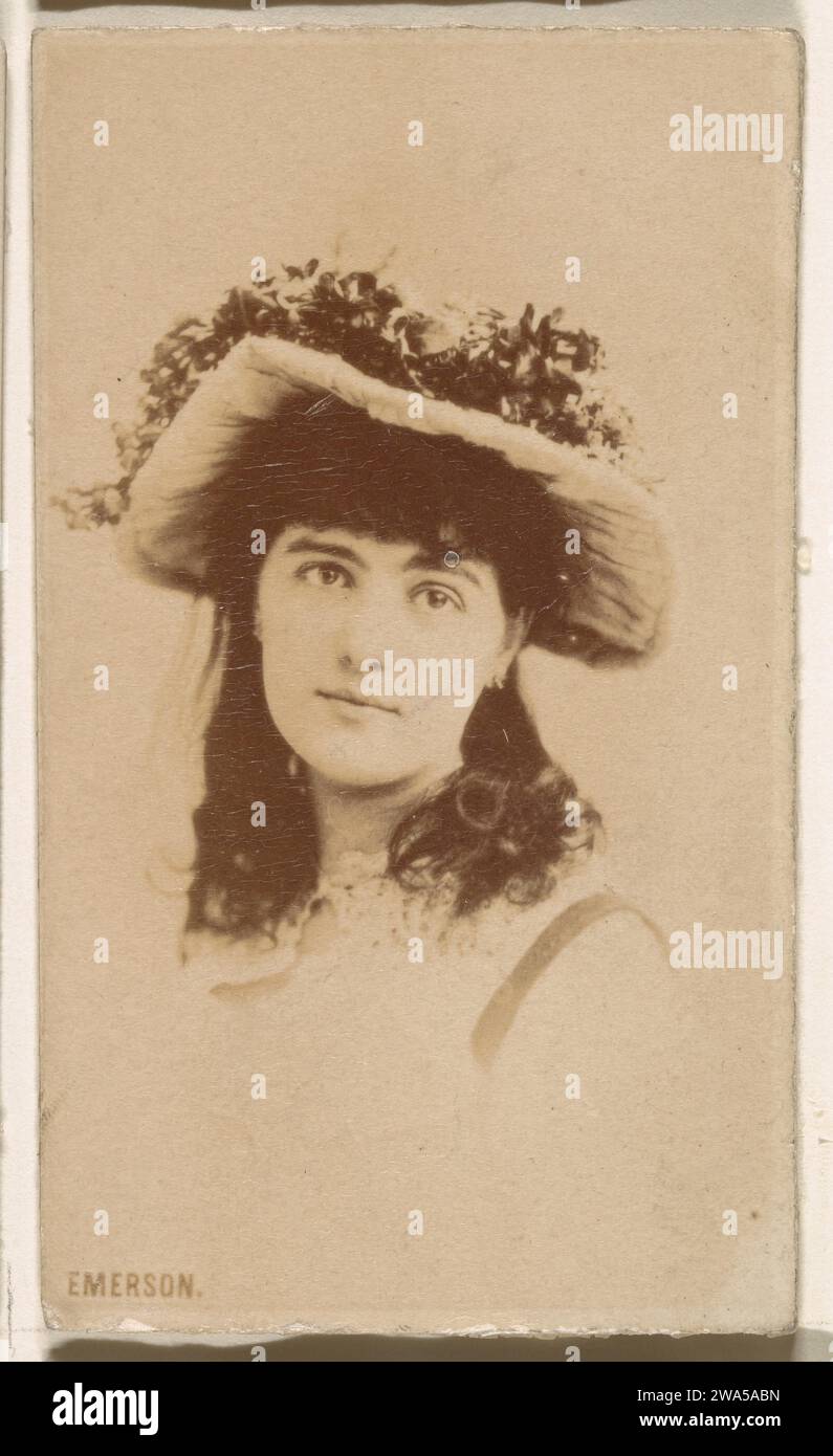 Miss Emerson, from the Actresses series (N246), Type 1, issued by ...