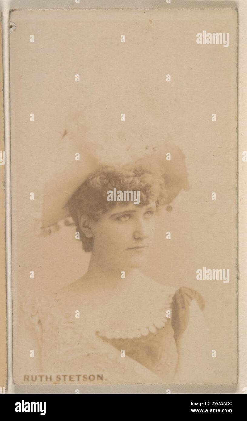 Ruth Stetson, from the Actresses series (N246), Type 1, issued by Kinney Brothers to promote ...