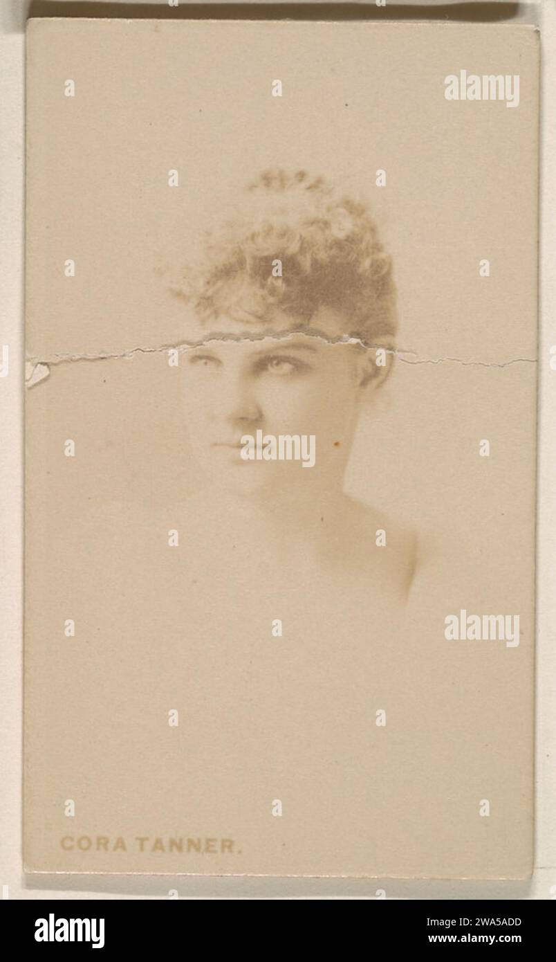 Cora Tanner, from the Actresses series (N246), Type 1, issued by Kinney ...