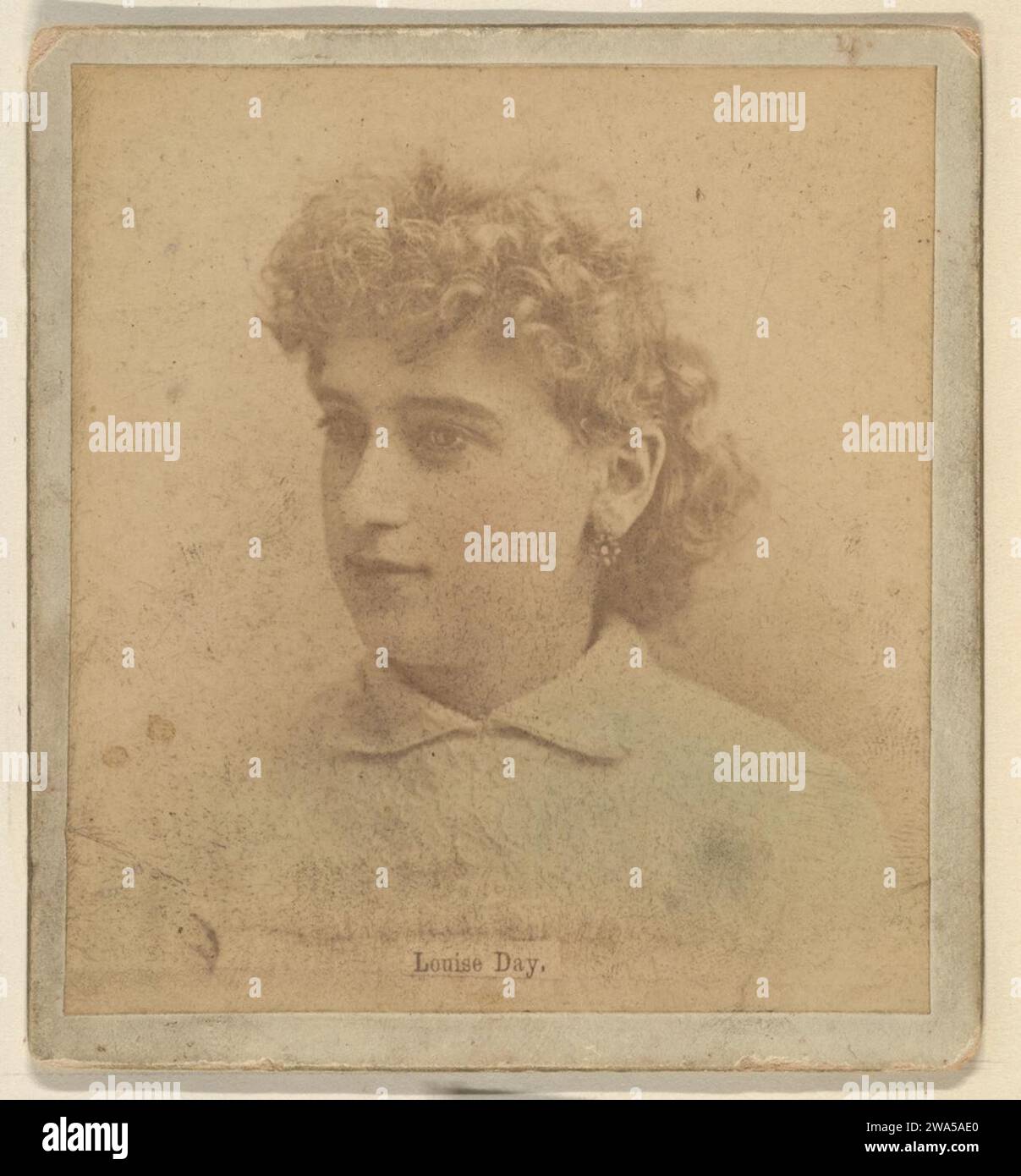 Louise Day, from the Actresses series (N246), Type 2, issued by Kinney ...