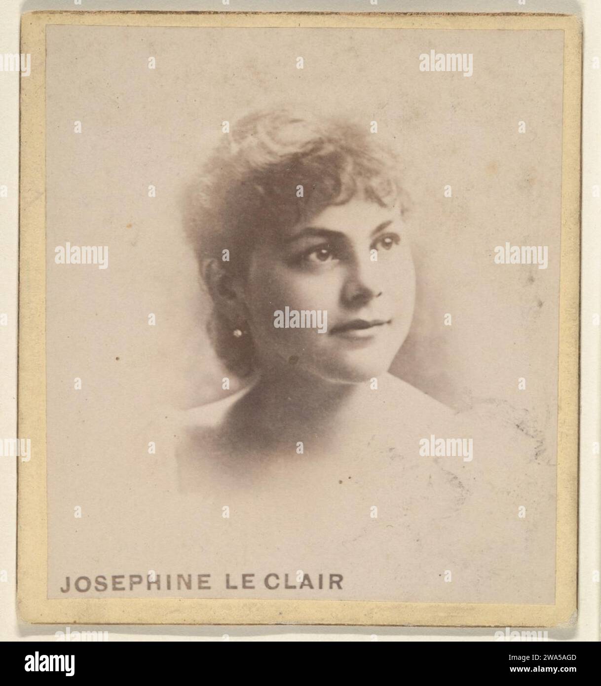 Josephine LeClair, from the Actresses series (N246), Type 2, issued by ...