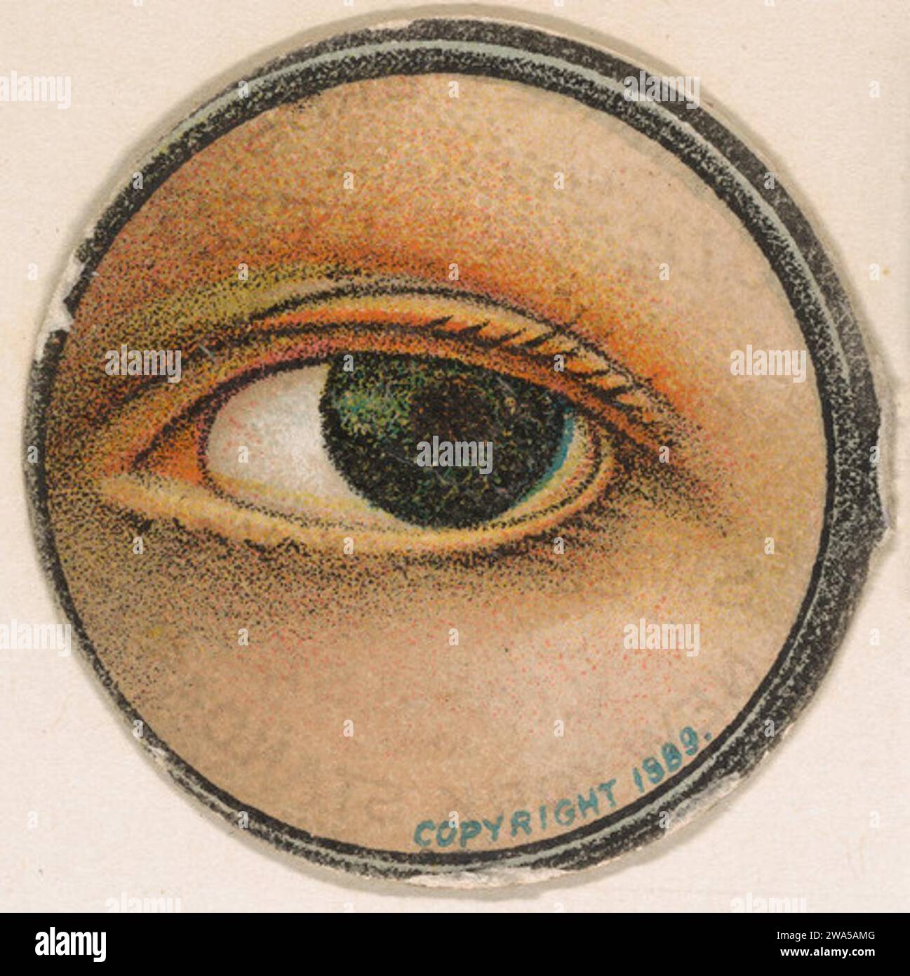 Monocle and Eye (dark blue), from Jocular Ocular series (N221) issued ...