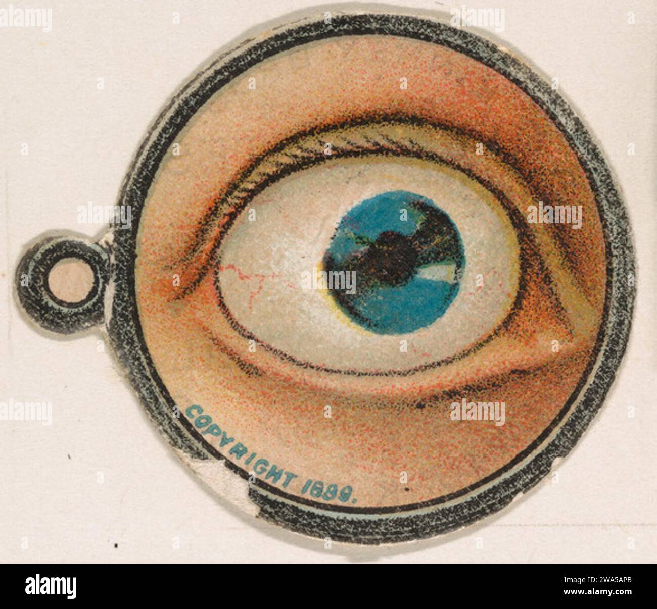 Monocle and Eye (blue), from Jocular Ocular series (N221) issued by ...