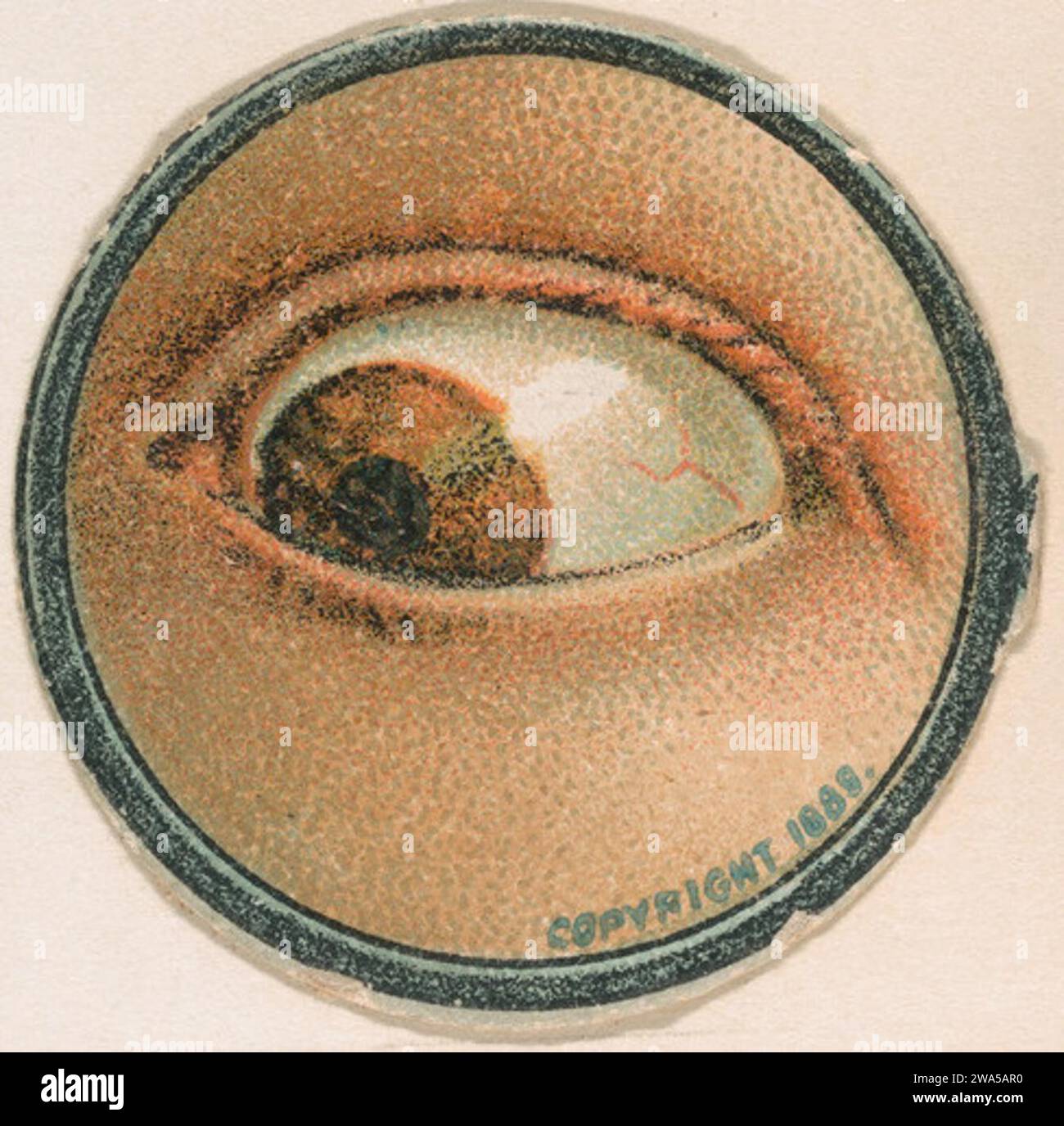 Monocle and Eye (brown), from Jocular Ocular series (N221) issued by ...