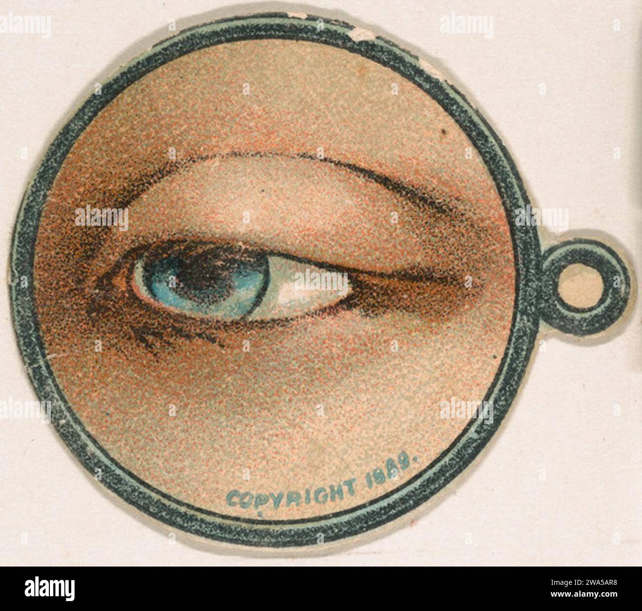 Monocle and Eye (blue), from Jocular Ocular series (N221) issued by ...