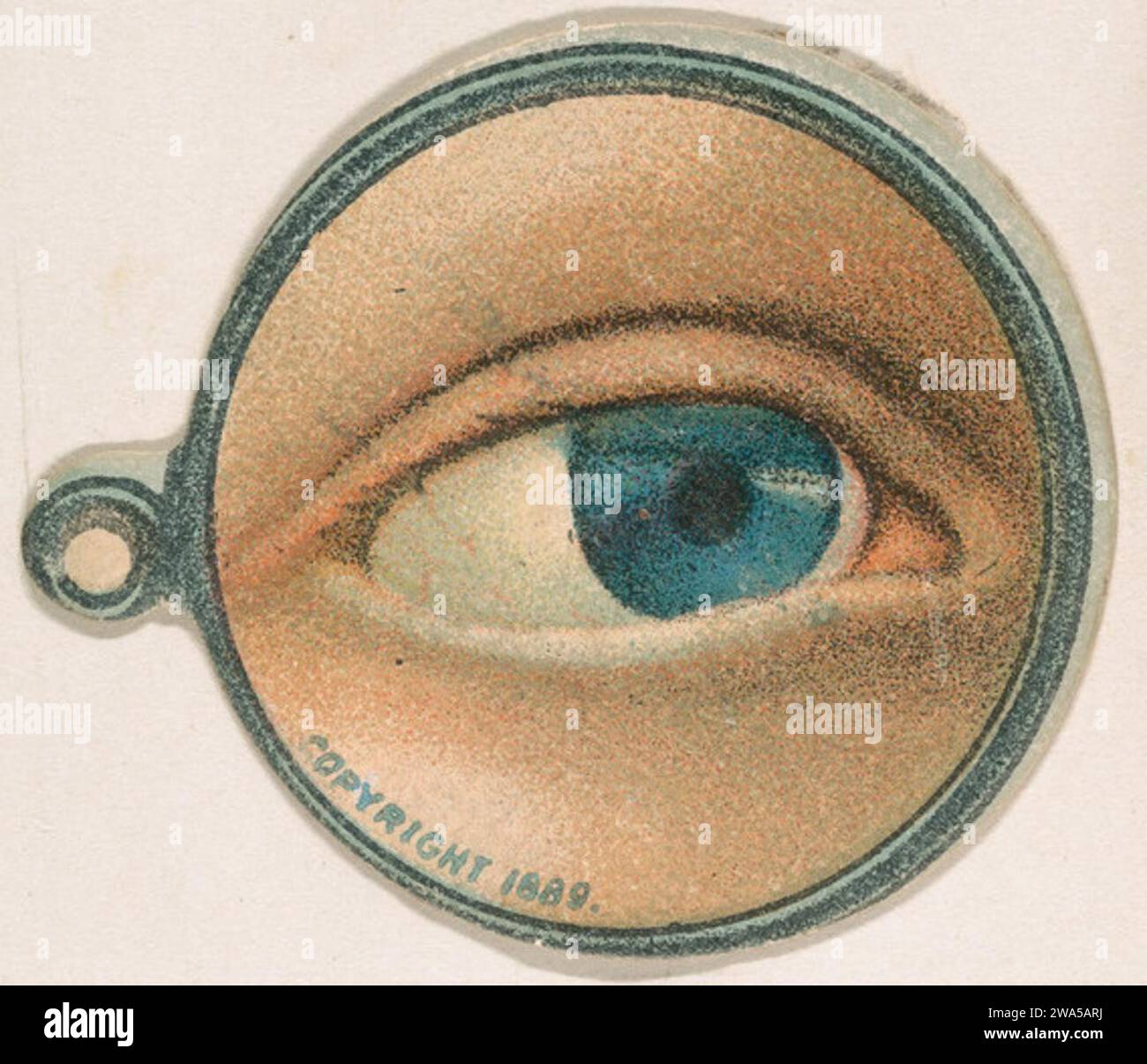 Monocle and Eye (blue), from Jocular Ocular series (N221) issued by ...