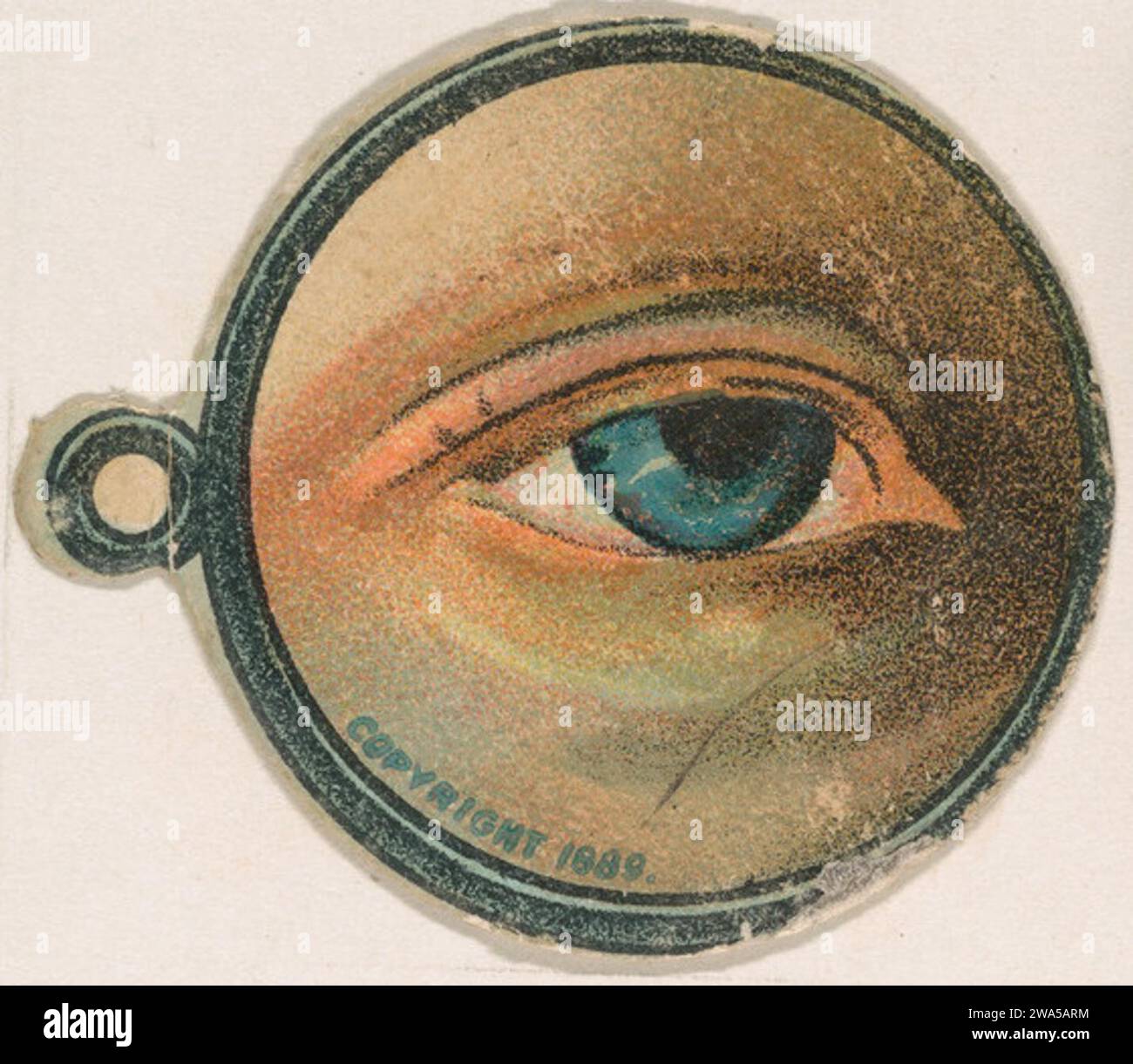 Monocle and Eye (blue), from Jocular Ocular series (N221) issued by ...