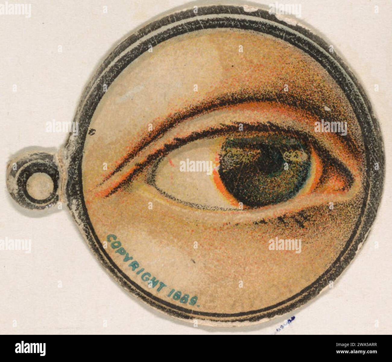 Monocle And Eye Brown From Jocular Ocular Series N221 Issued By Kinney Bros 1963 By Kinney