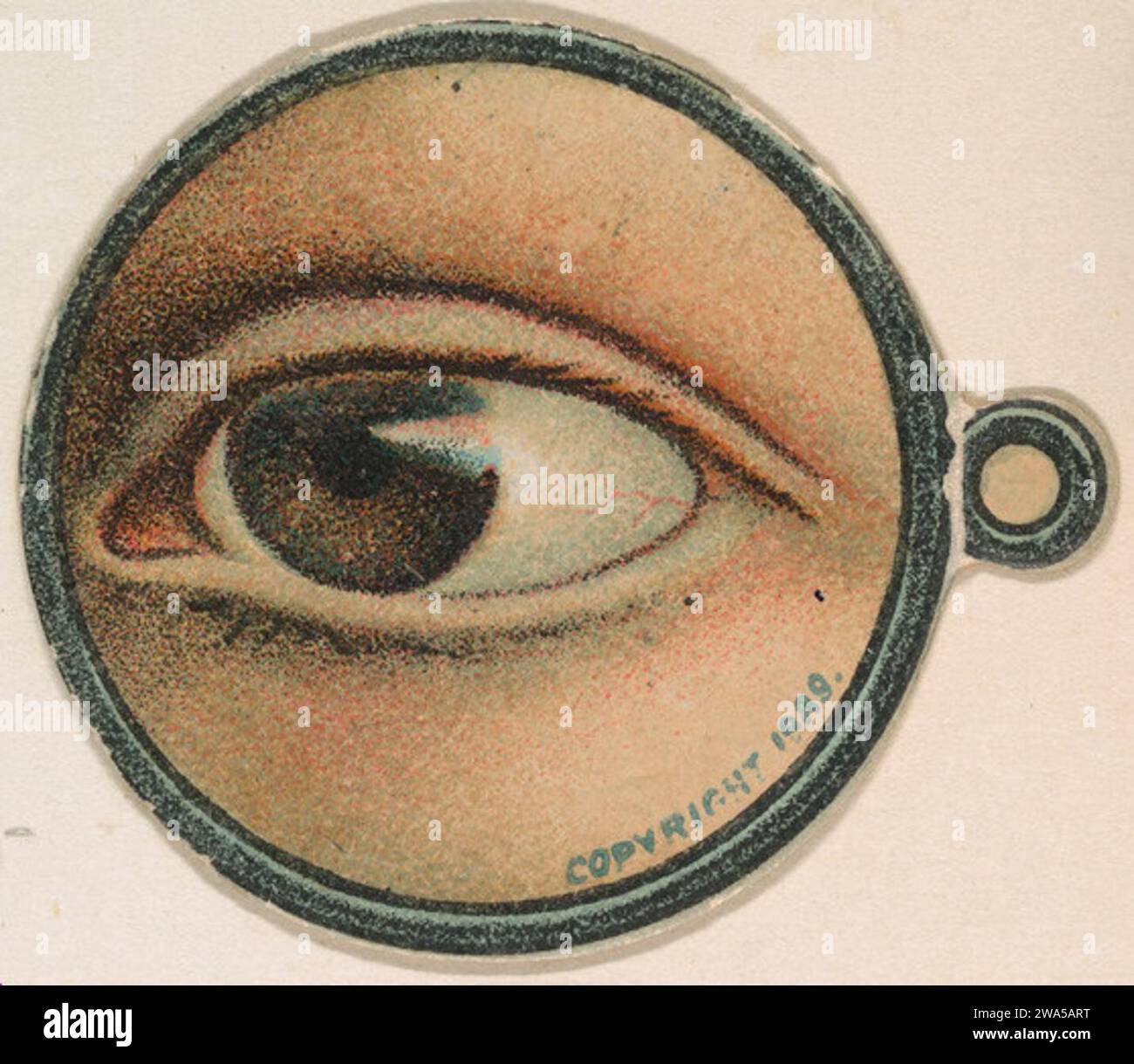 Monocle and Eye (brown), from Jocular Ocular series (N221) issued by ...