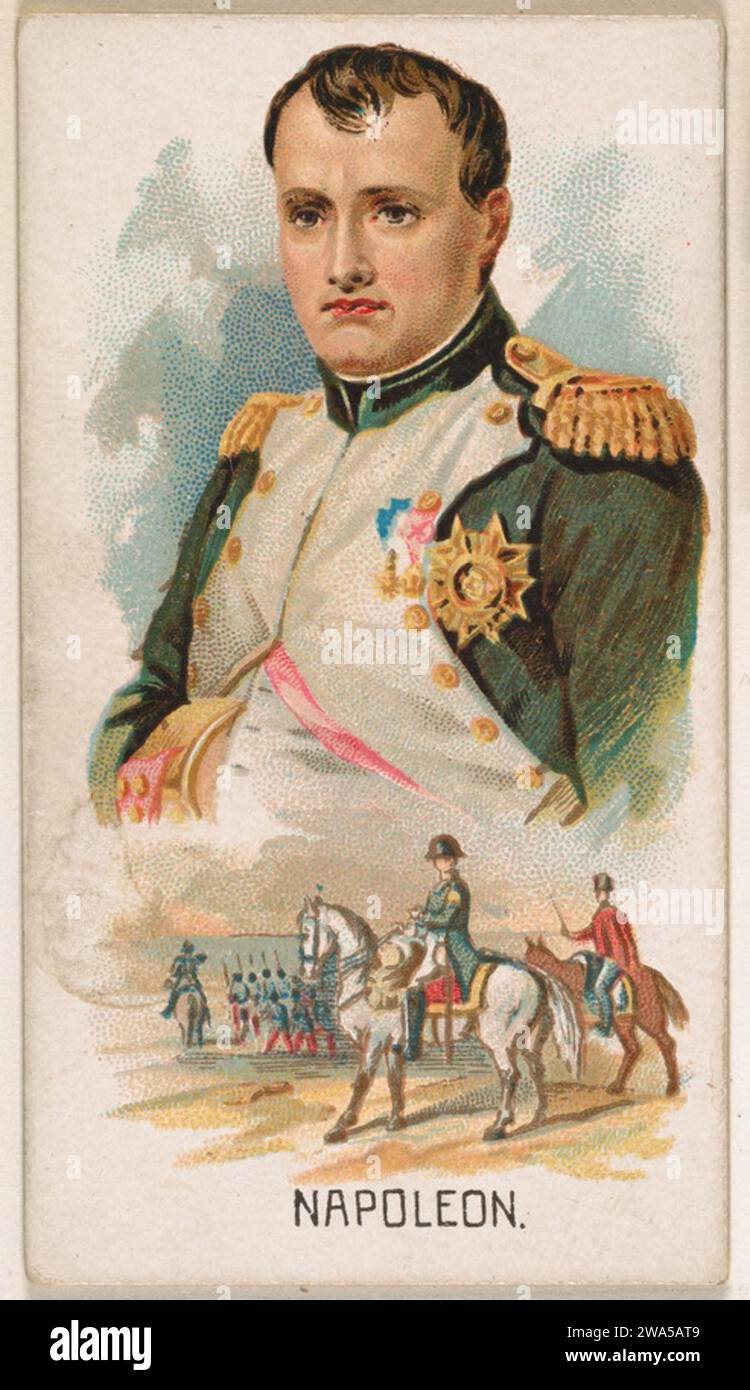 Napoleon, from Leaders series (N222) issued by Kinney Bros. 1963 by ...