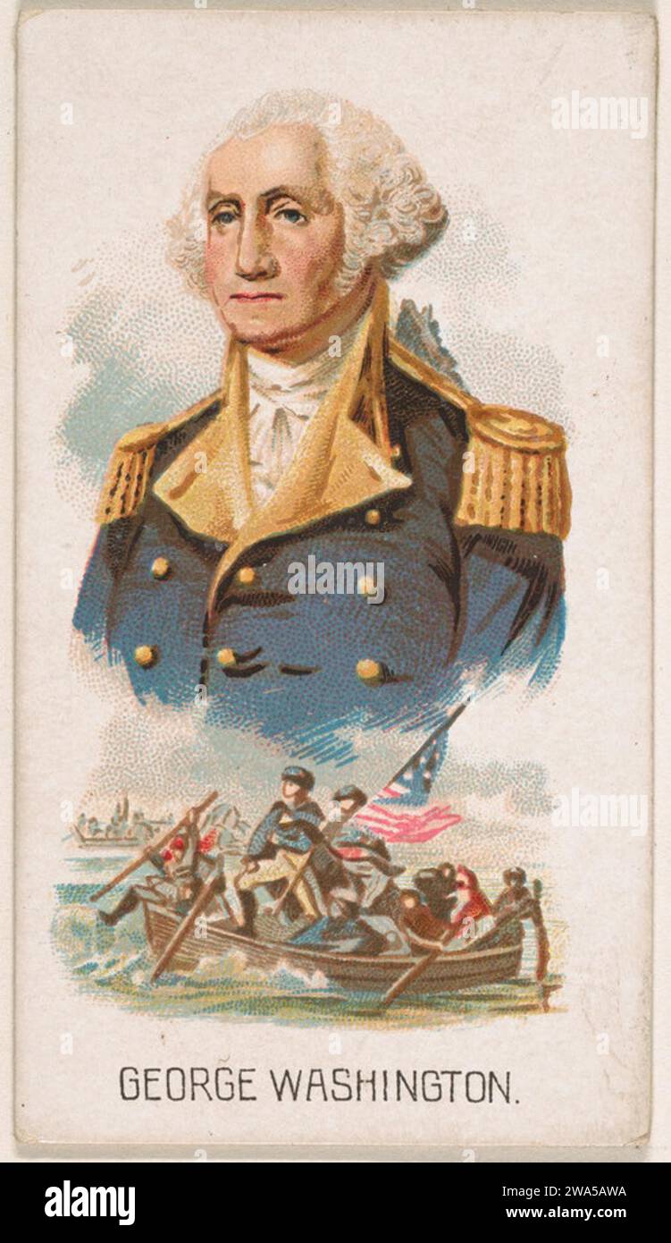 George Washington, from Leaders series (N222) issued by Kinney Bros. 1963 by Kinney Brothers ...