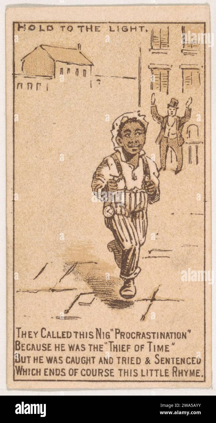 They Called This..., from the Magic Changing Cards series (N223) issued by Kinney Tobacco ...