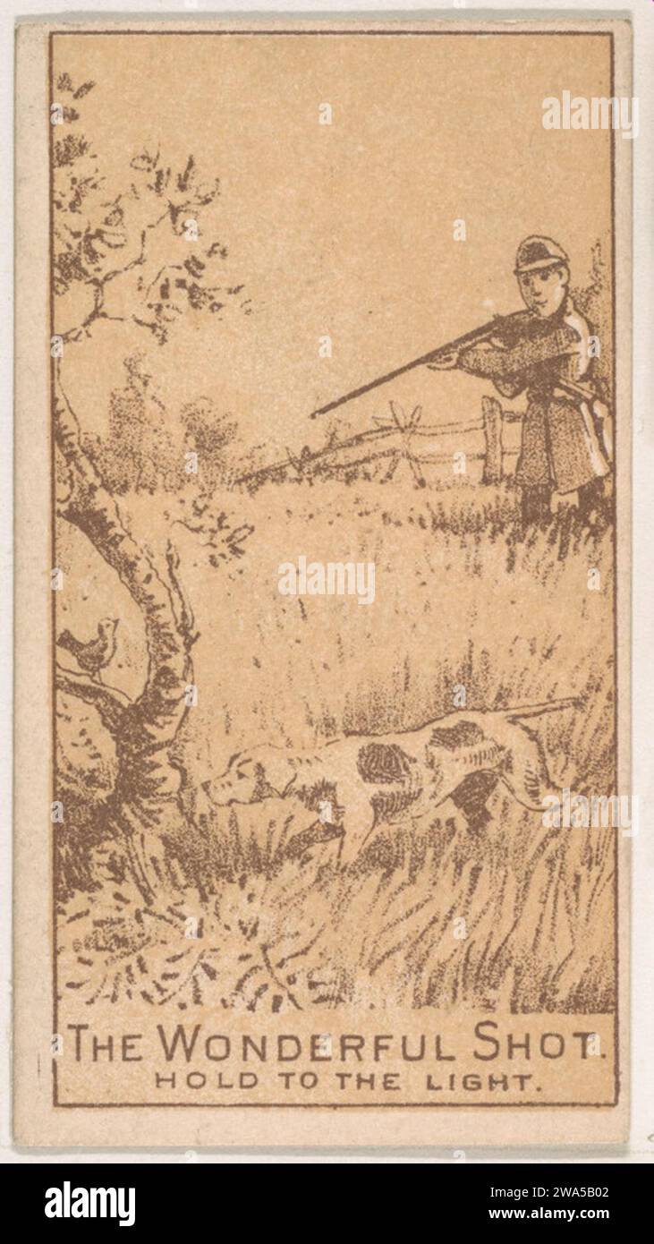 The Wonderful Shot, from the Magic Changing Cards series (N223) issued by Kinney Tobacco Company ...
