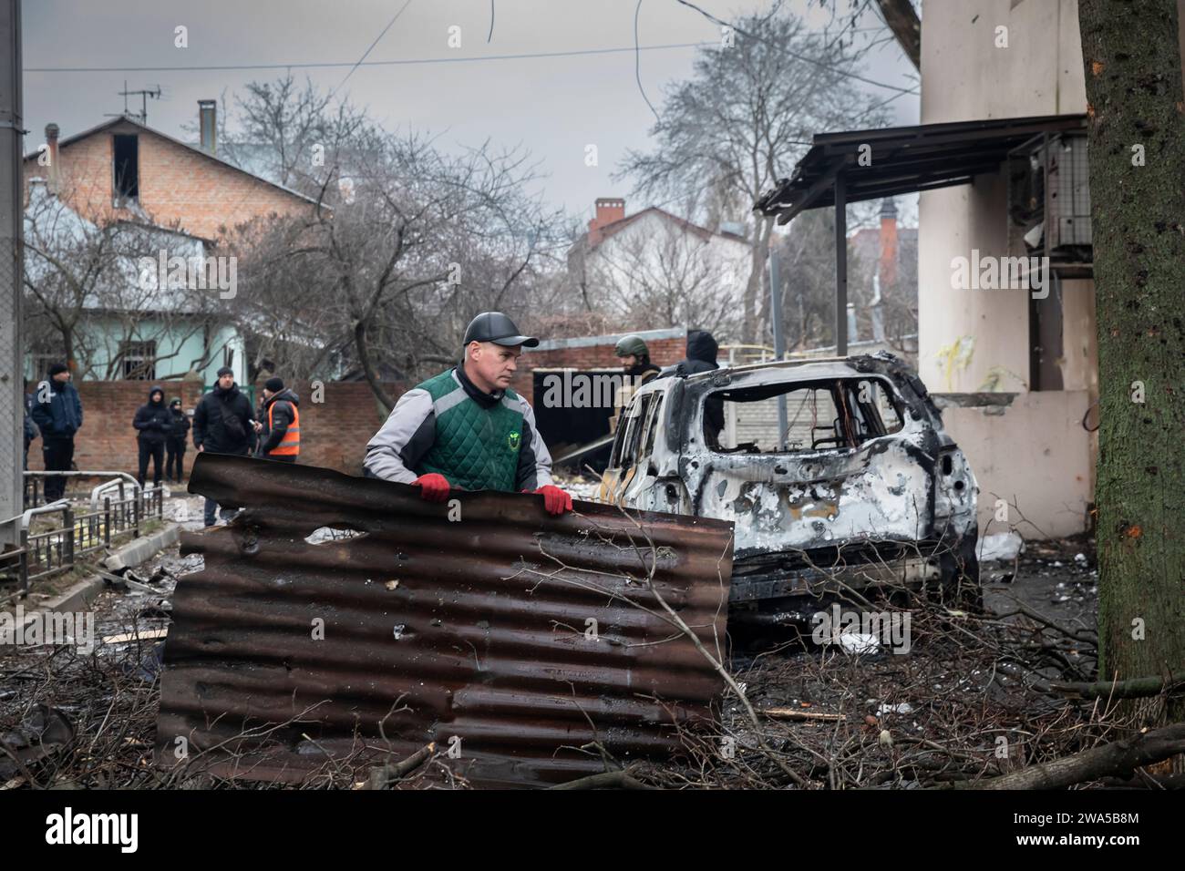 Several S-300 and Kinzall missiles landed in the center of Kharkiv ...