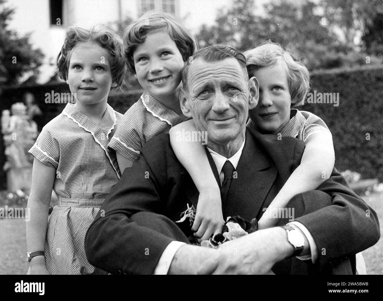 File - King Frederik IX with his three daughters, from left Princess Anne-Marie, Princess ...