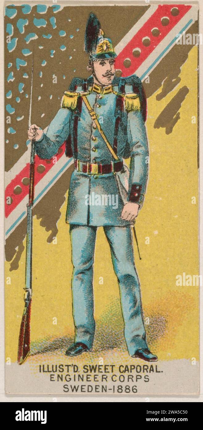 Engineer Corps, Sweden, 1886, from the Military Series (N224) issued by ...