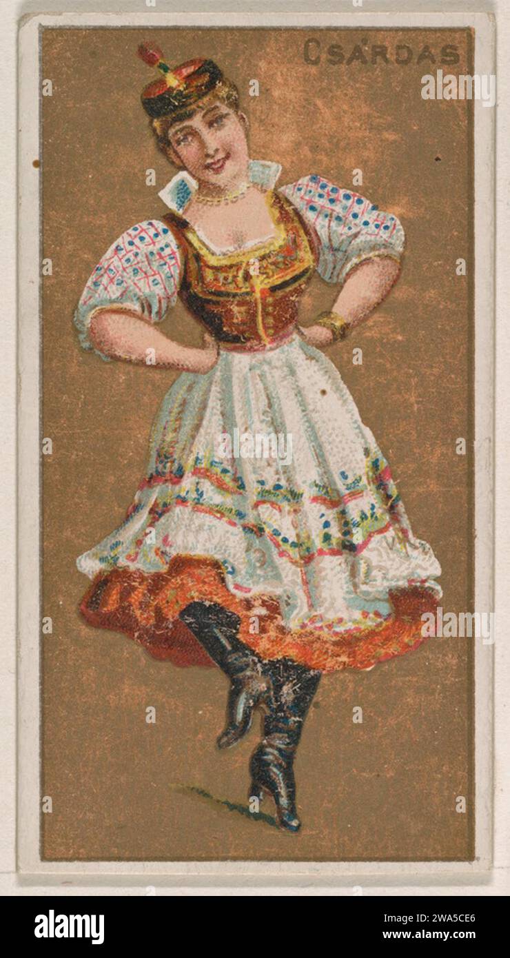 Csardas, from National Dances (N225, Type 1) issued by Kinney Bros ...
