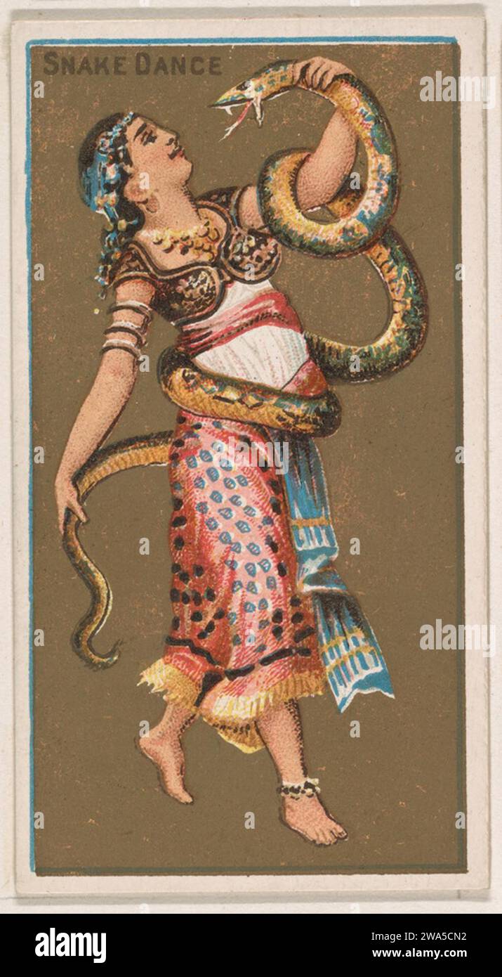 Snake Dance, from National Dances (N225, Type 1) issued by Kinney Bros ...