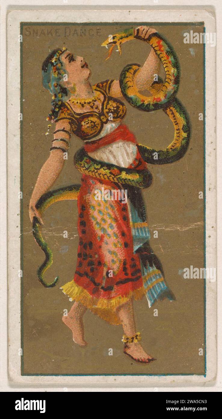 Snake Dance, from National Dances (N225, Type 1) issued by Kinney Bros ...