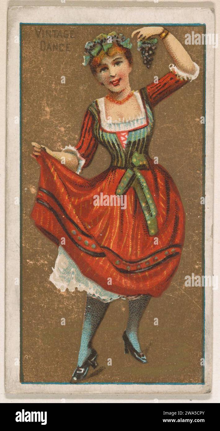Vintage Dance, from National Dances (N225, Type 1) issued by Kinney ...
