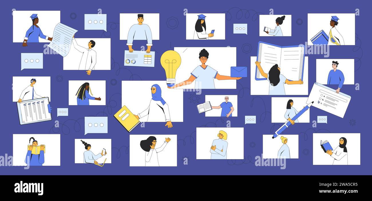 Teenager undergraduate Stock Vector Images - Alamy